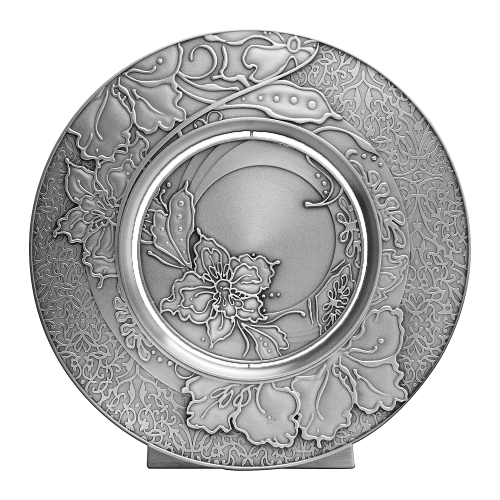 Plate - Central Revolving Plate – Tumasek Pewter